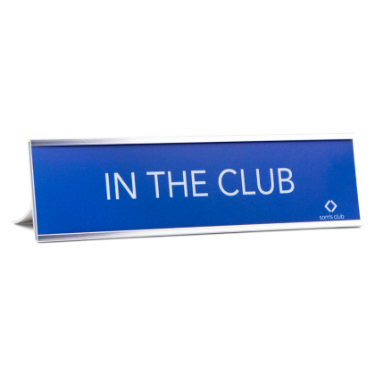 In the Club Name Plate | Sams Club Hub