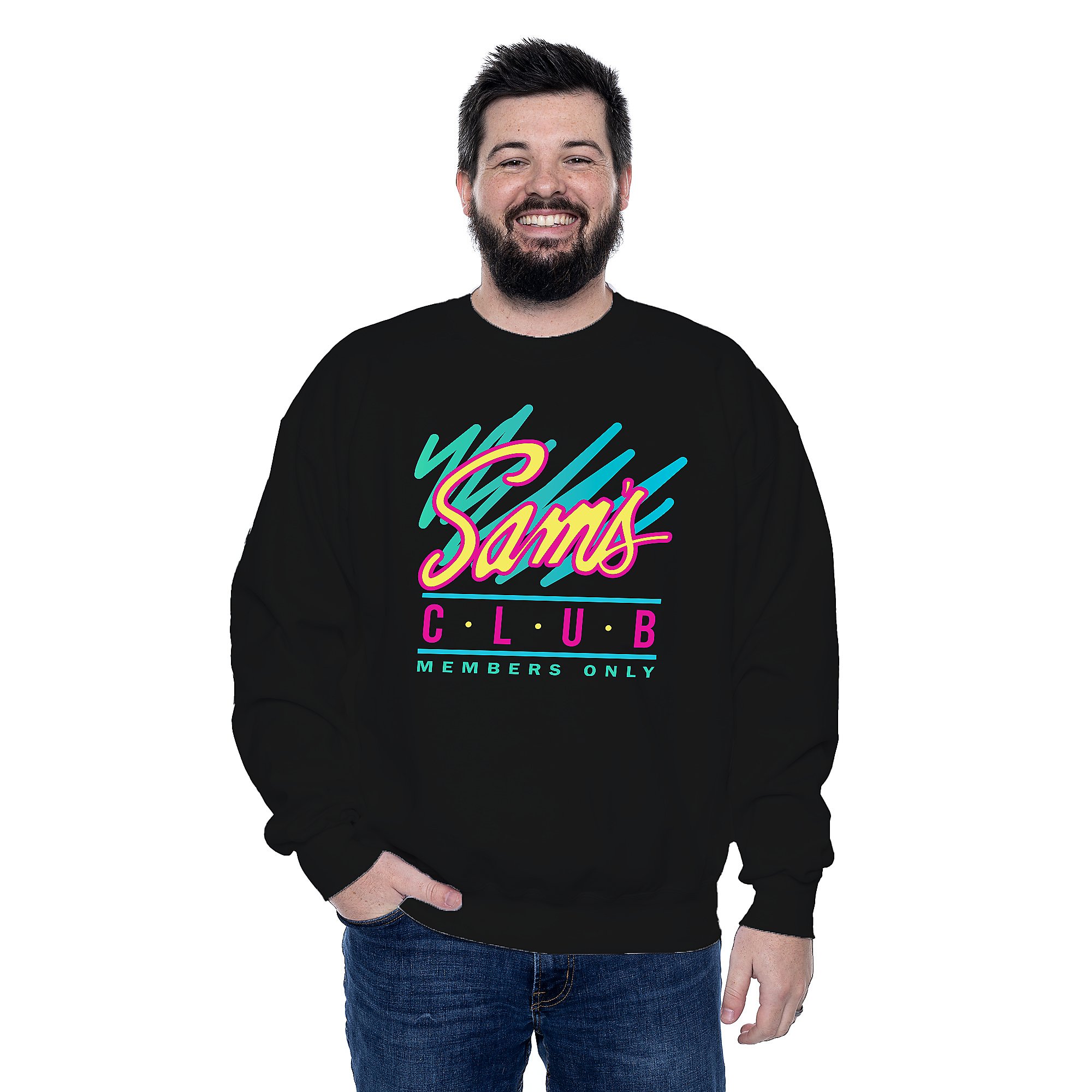 80s Neon Crewneck Sweatshirt | Sams Club Hub 80s Neon Crewneck Sweatshirt | Sams Club Hub