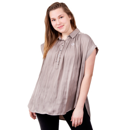 Women's Satin Cuff Sleeve Blouse | Sams Club Hub