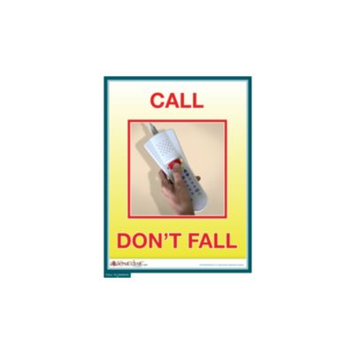 Don't Fall Sign - Remote Decal | Shop Fathead Medical Signage Graphics