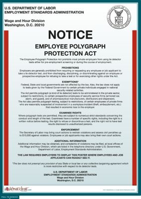Employee Polygraph Protection Act - BodyPartChart Official Site