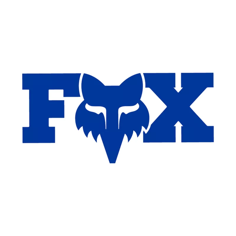 Blue And Black Fox Racing Logo Vintage Y2K Fox Racing Motocross