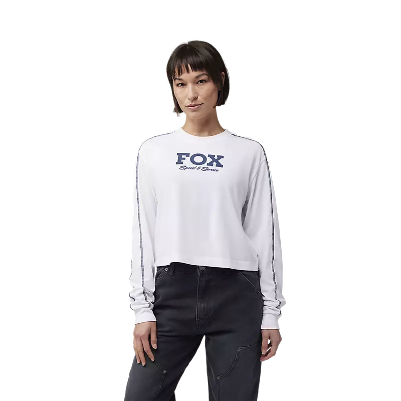 Womens Speed & Service Long Sleeve Crop Tee Womens Speed & Service Long Sleeve Crop Tee
