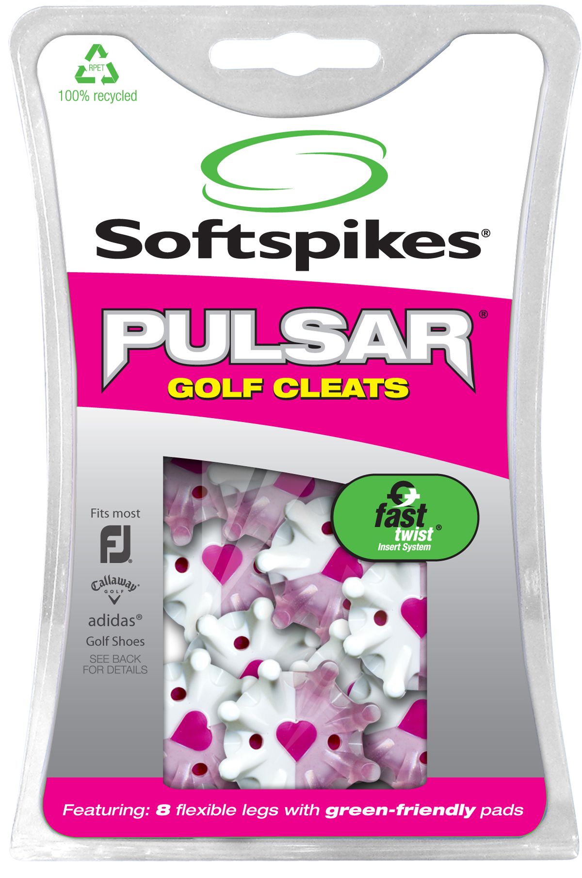 Softspikes Pulsar Fast Twist Golf Cleats – Pink | Golf