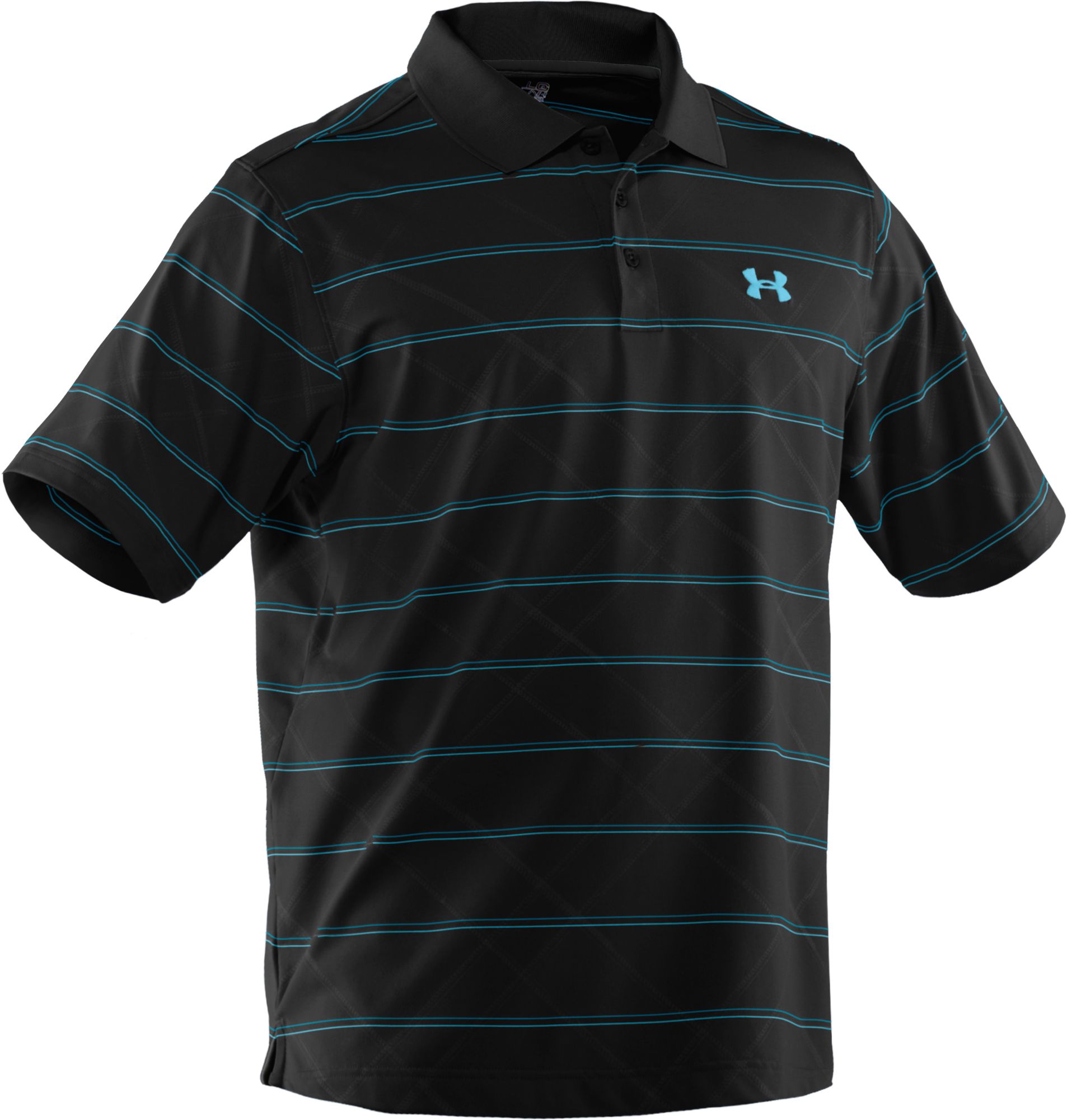 Under Armour Men’s Embossed Stripe 2.0 Short Sleeve Polo | Golf