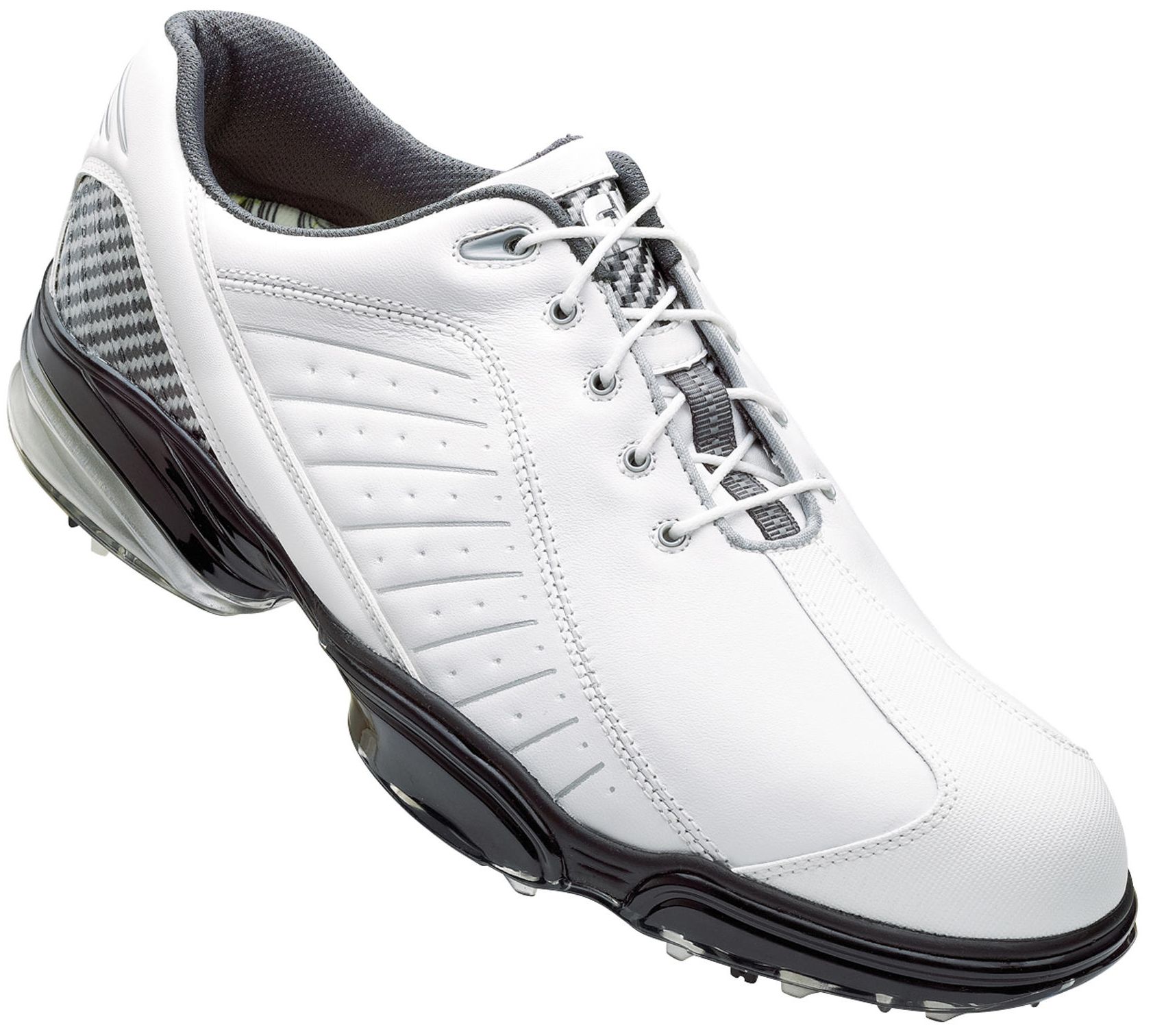 Footjoy Men’s Sport Golf Shoe – White/silver (disc Style 53197) | Golf