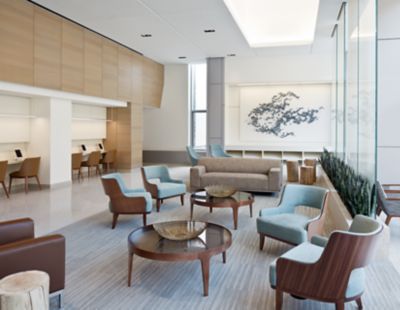 Salon Lounge Chair with Open Back | HBF Furniture