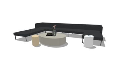 Oval Egg Coffee Table | HBF Furniture