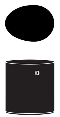 Oval Egg Side Table | HBF Furniture