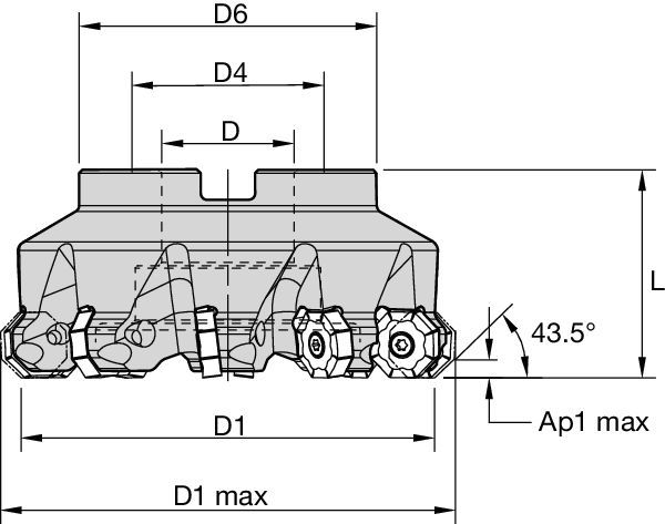 Face Milling - Face Mill • Cast Iron Machining