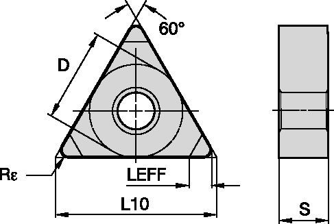 Kenloc™ TNGA ISO/ANSI Turning Insert 6630951 - Kennametal