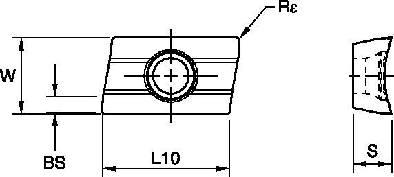 0°/90° Shoulder Mills • M680 Series Inserts • XPHT