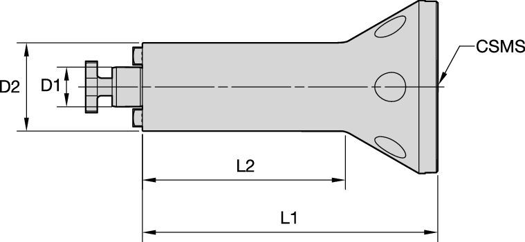 Tooling Systems - Taper Flange Mount Adapter • Shell Mill Adapter