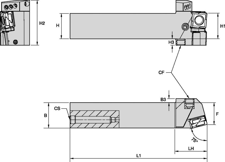 Heavy-Duty Turning - Heavy-Duty Turning • Square Shank