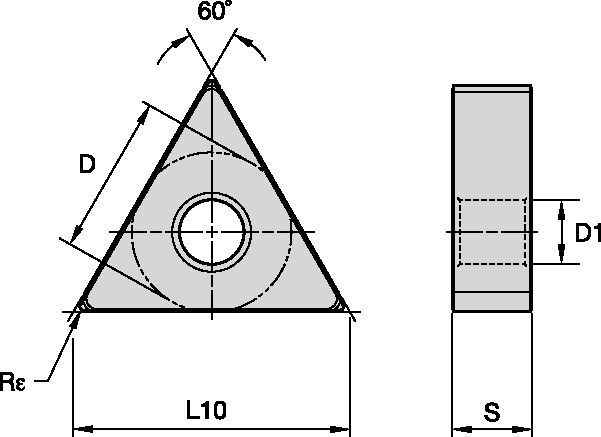 ISO Turning Inserts - ISO Turning Insert • Negative T-Style