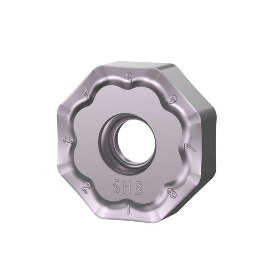 Face Milling Milling insert with corner radii • Honed T-Land