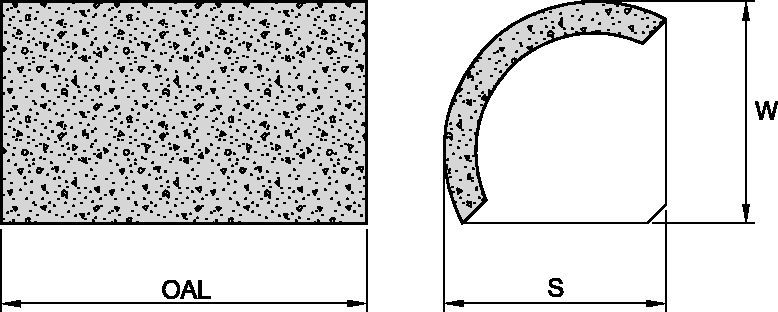 KenCast Wear Protection - KenCast Quarter Round for general weld-on ...