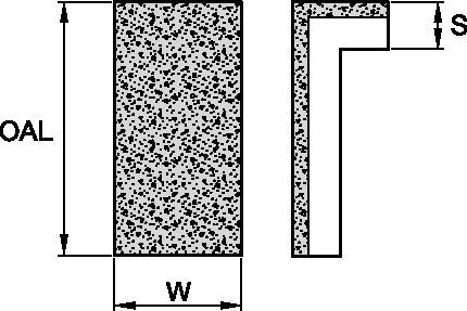 KenCast L shape for weld-on wear protection for outside corners on ...