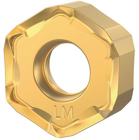 Face Milling - Milling insert with optimized rake face • Honed cutting edge