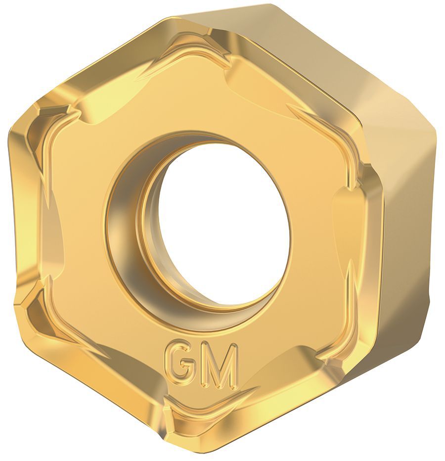 Face Milling - Milling insert with optimized rake face • Honed cutting edge