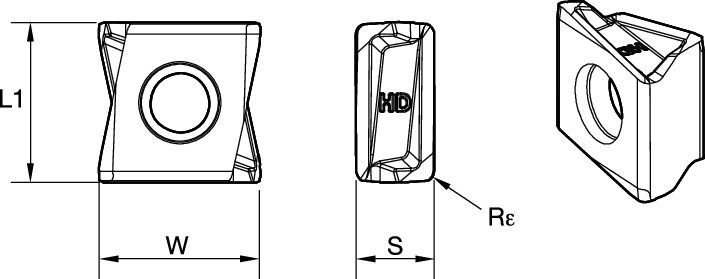 Shoulder Milling Mill 4™-12KT • Inserts
