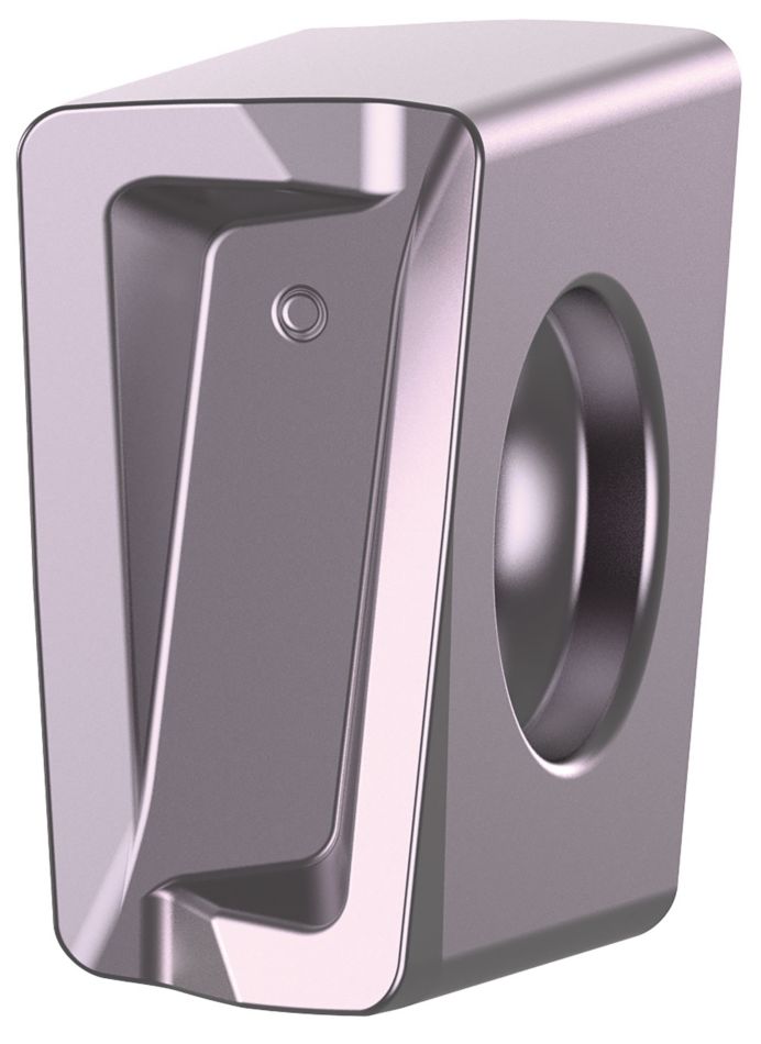 Shoulder milling insert with four cutting edges per insert, precision ...