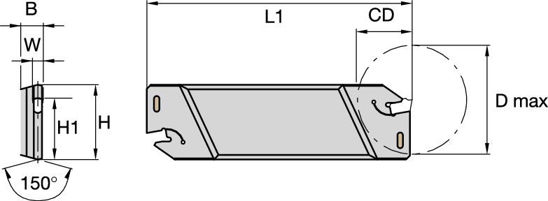 Grooving and Cut-Off - A2™ Cut-Off Blades