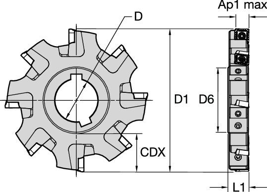KSSM™ • IC 12 • Adjustable - Type A, Arbor Mount • 12mm IC Inserts