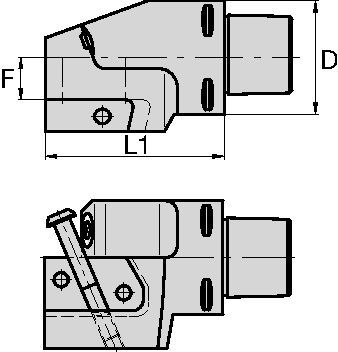 Grooving and Cut-Off Quick Change Adaptor