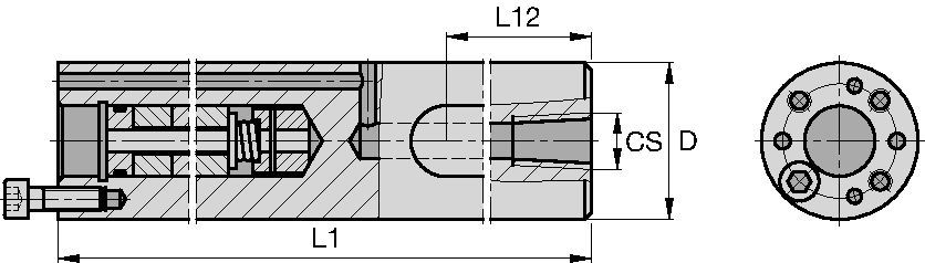 Interchangeable Heads - Boring Adapters