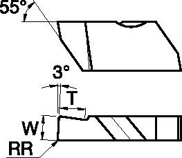 Grooving and Cut-Off - Top Notch™ Groove and Turn Inserts