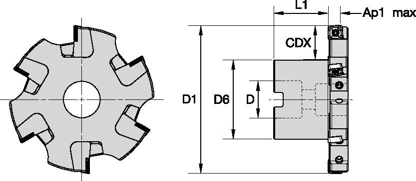 KSSM™ • IC 10 • Adjustable - Type A, Arbor Mount • 10mm IC Inserts