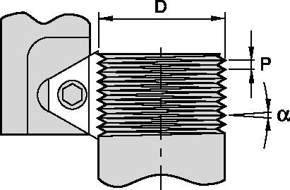 TMS • Thread Milling System - Indexable Thread Mills