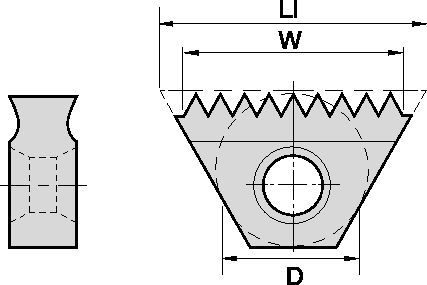 TMS • Thread Milling System - Indexable Inserts • Thread Profiles
