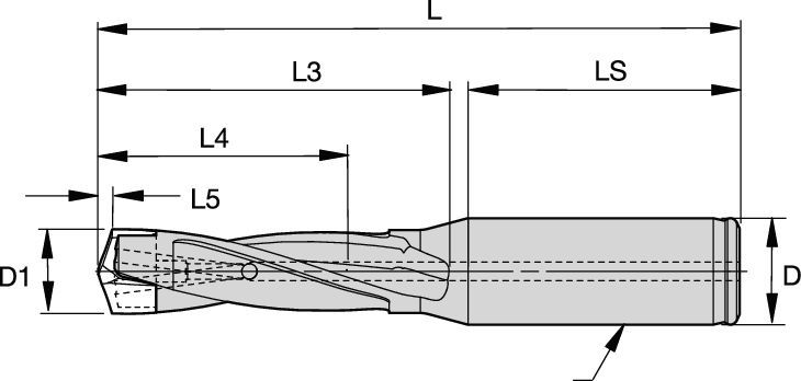 Modular Drills - Modular Drilling • Straight Shank (SS)