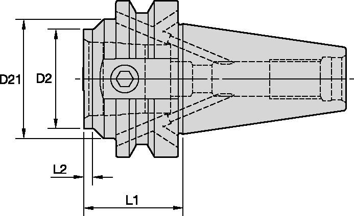 BT50 Shank Tools - KM™ Modular Adapters