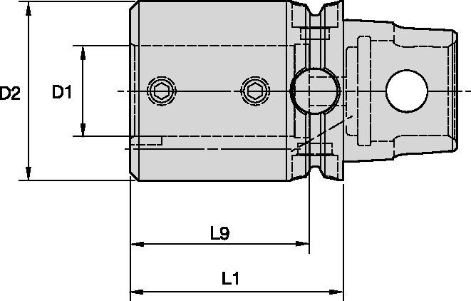 KM50TS™ Shank Tools - Boring Bar Adapters