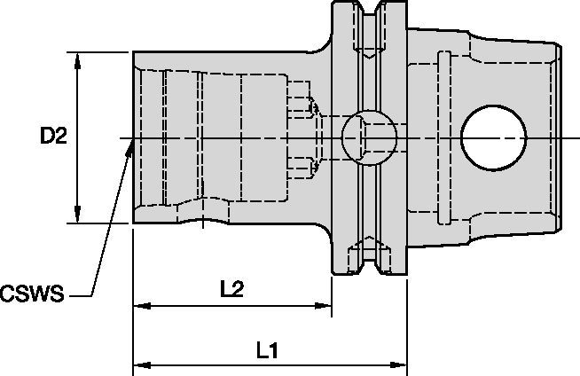 KM80ATC™ Shank Tools - KM™ Reducers