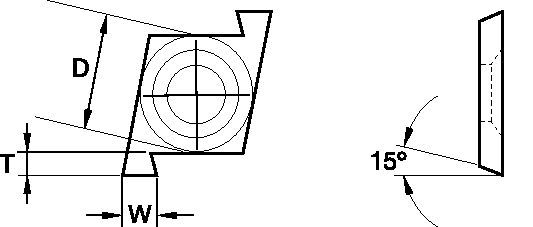 ISO Carbide Inserts - Screw-On Inserts