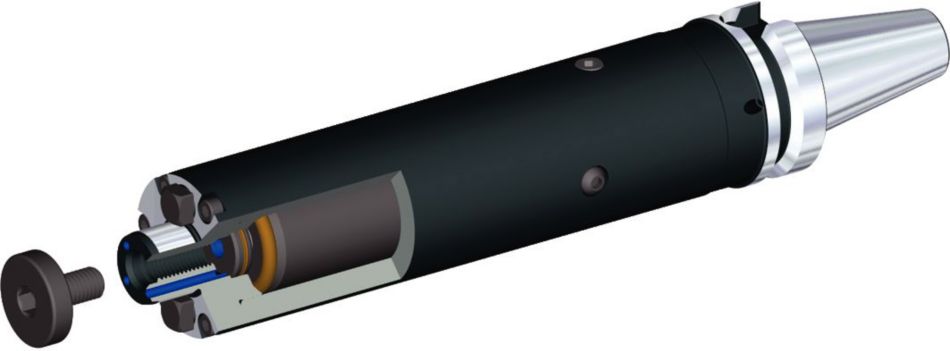 BTKV40 Shank Tools - Tunable Shell Mill Adapters with Through Coolant