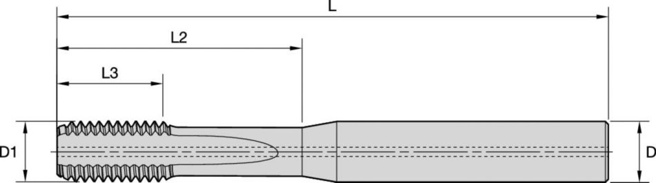 Hochleistungs-Gewindebohrer - Beyond™ Vollhartmetall-Gewindebohrer mit ...