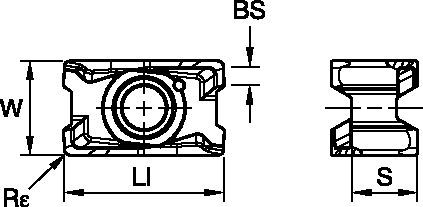 Shoulder Milling - Shoulder Milling • Insert • LNGU15-SGE • Medium