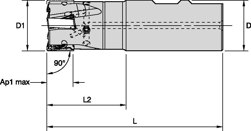 Shoulder Milling - Shoulder Milling • End Mill • Weldon Shank