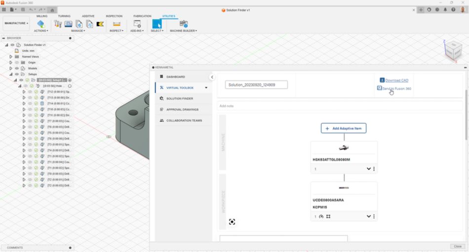 Fusion 360 3D CAD/CAM/CAE/PCB Software - Kennametal