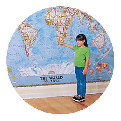 National geographic united states wall map