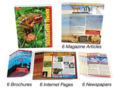 Animal Adaptations High-Interest Nonfiction Text Set - Gr. 4-5 at ...