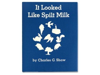 It Looked Like Spilt Milk Hardcover Book at Lakeshore Learning