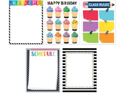 Bold & Bright Pom-Pom Name Tags at Lakeshore Learning