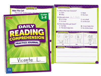 Reading Comprehension Daily Practice Journal - Gr. 1‑2 at Lakeshore ...