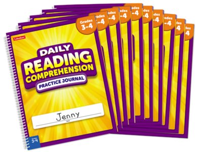 Reading Comprehension Daily Practice Journal - Gr. 3‑4 at Lakeshore ...